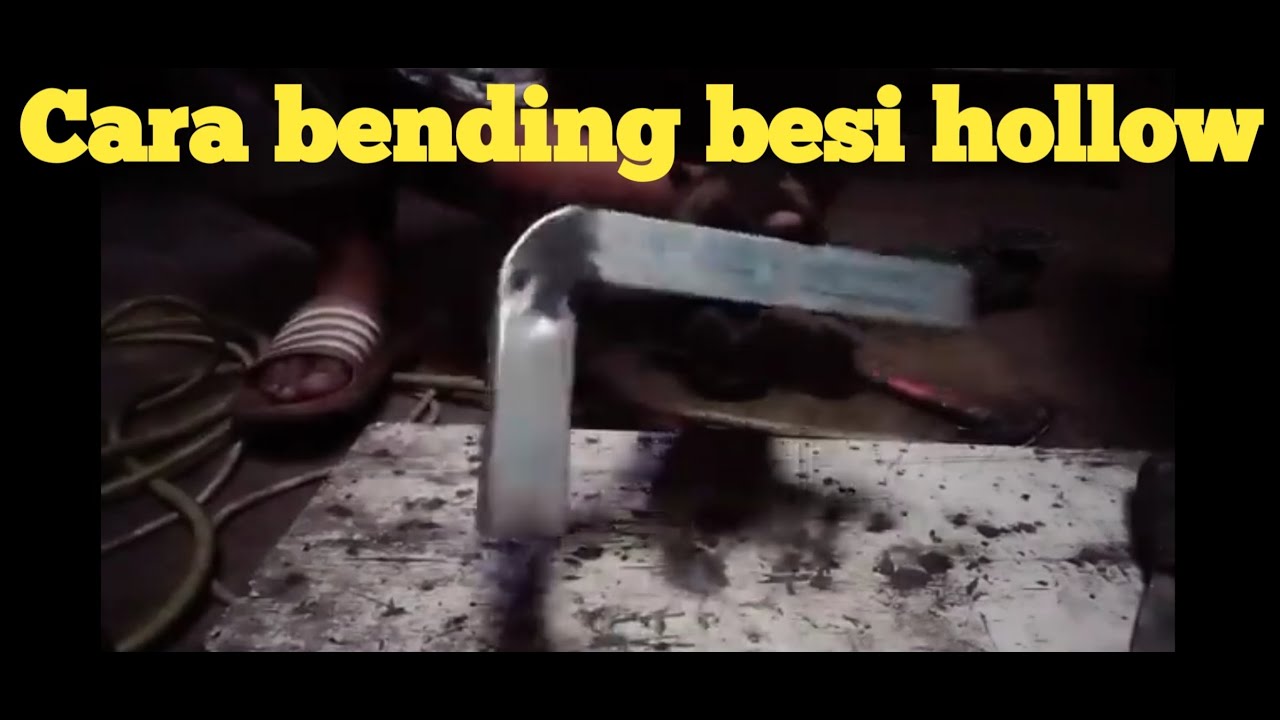 cara bending besi hollow - YouTube