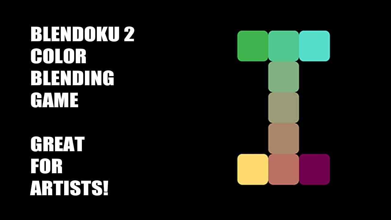 An Artist Plays Blendoku 2 - Color Blending Game - from Ranks 1 to 4 ...