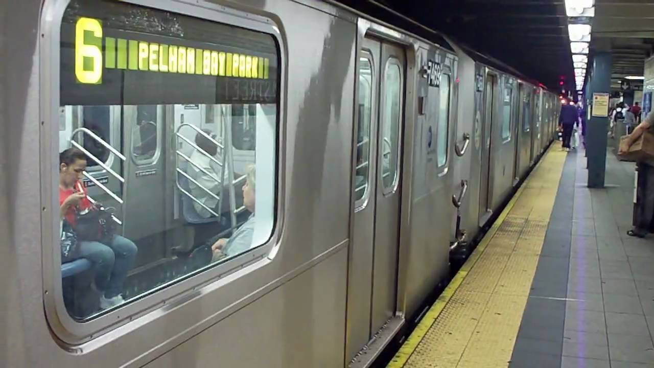 IRT R142/A (4) (5) (6) [Local and Express] at 86th Street Station - YouTube