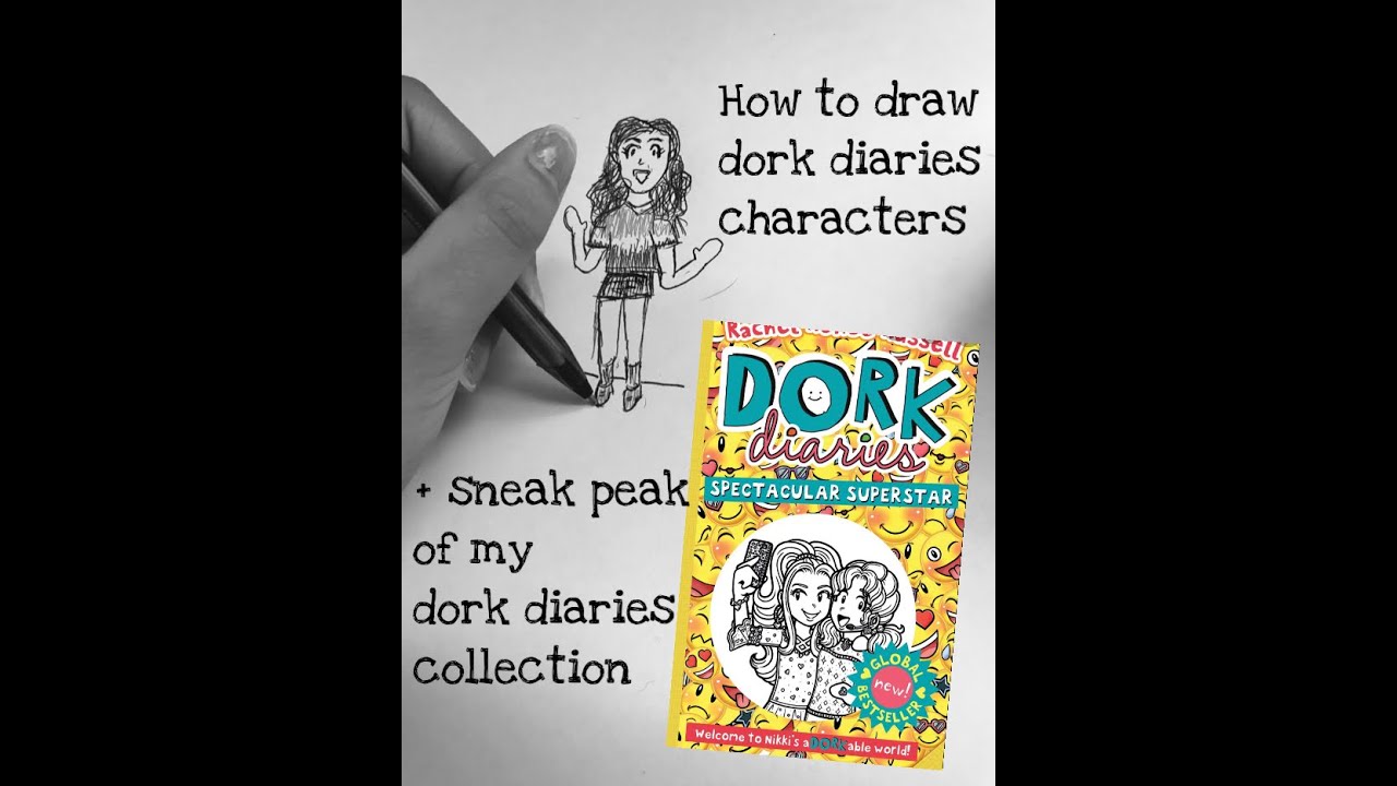 HOW TO SKETCH DORK DIARIES CHARACTERS: Draw With Me {+ A SNEAK PEAK OF ...
