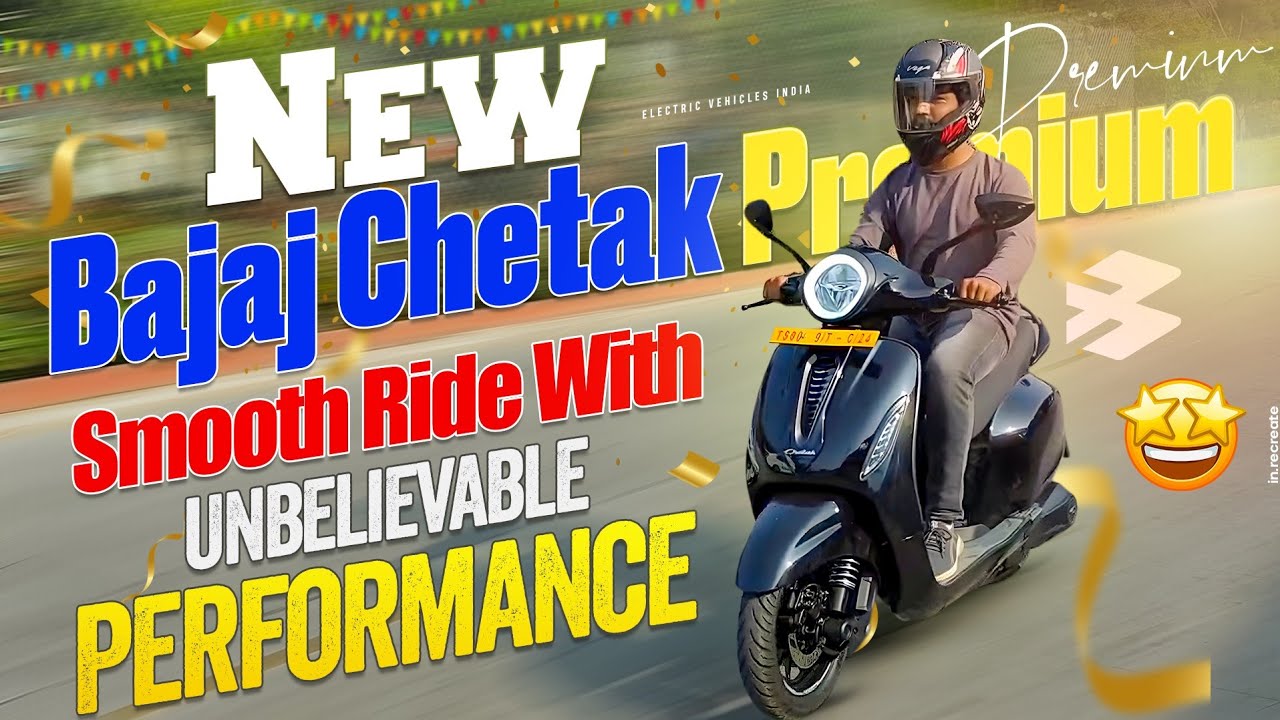 Bajaj Chetak Premium Ride Review | Bajaj Chetak Electric Scooter 2024 ...