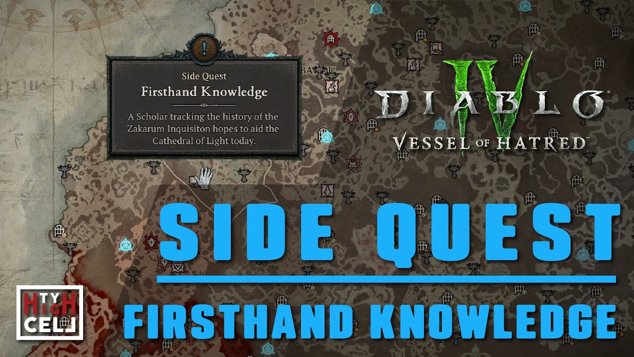Firsthand Knowledge side quest - DIABLO IV - YouTube