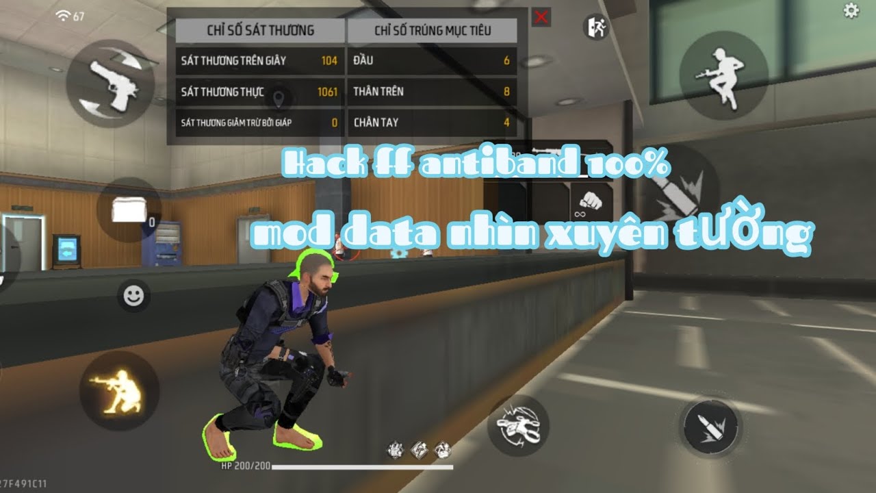 Hướng dẫn hack ff antiband 100% data nhìn xuyên tường sv Việt Huy Mods ...