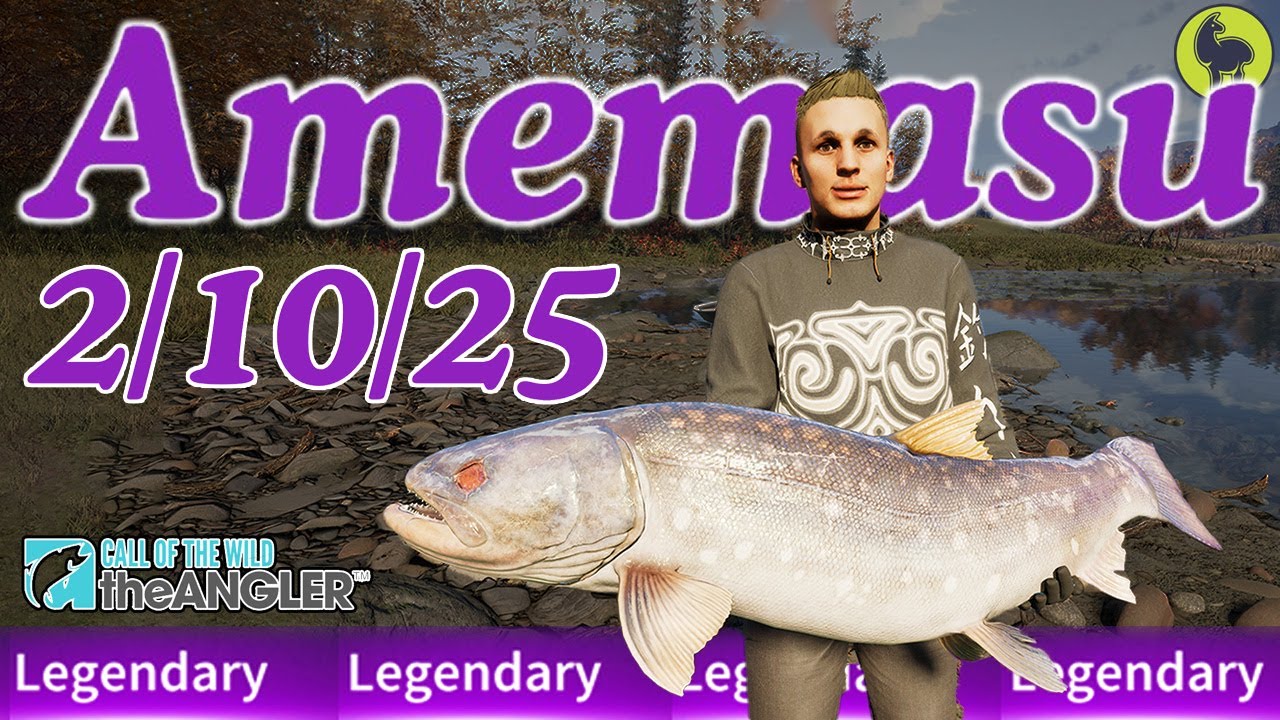 Amemasu the Japan Legendary Fish this Week 2/10/25 | Call of the Wild ...