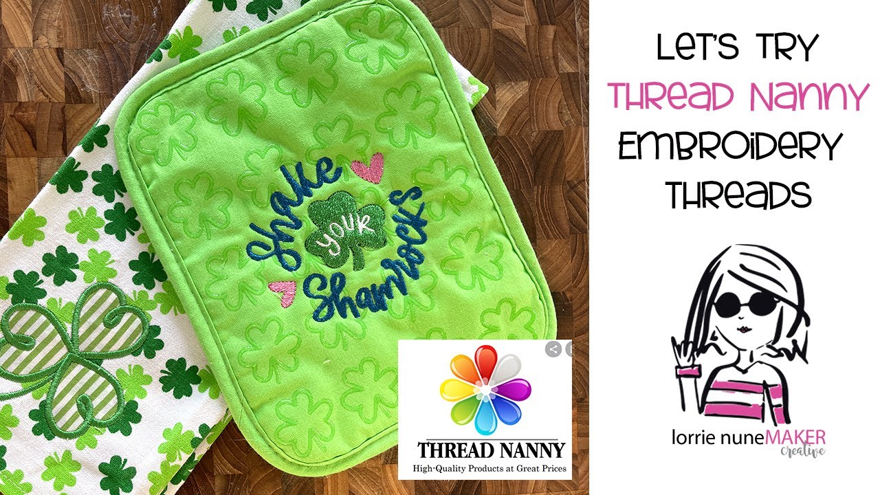 Let's Try Thread Nanny Embroidery Threads - Janome 550E and Ricoma ...