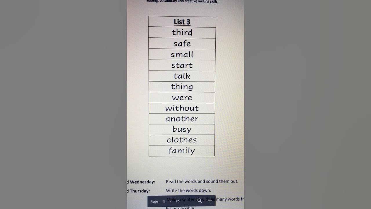 High Frequency Words List 3 YouTube high-frequency-words-list-3-youtube