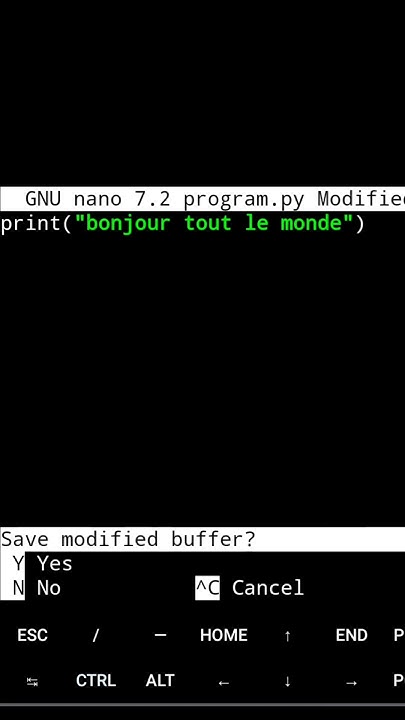 mon premier program python en 30 secondes Termux android - first program python with Termux ...