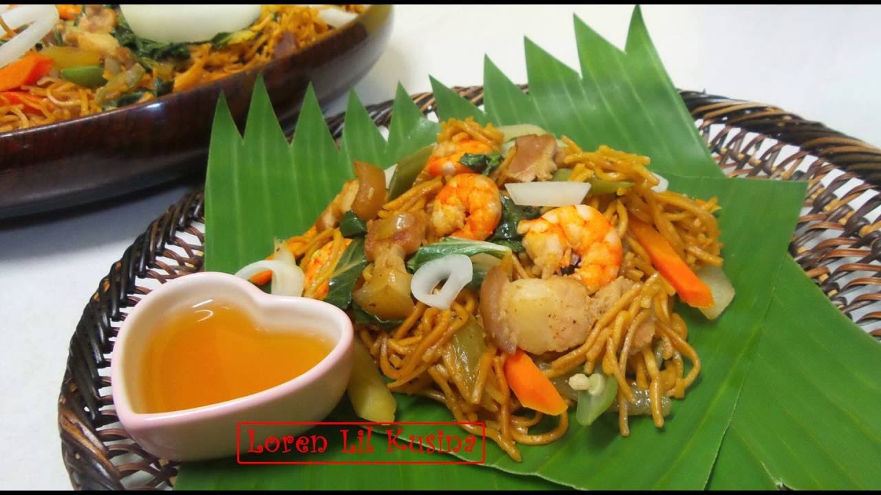 Pancit Habhab Recipe / Pancit Lucban - YouTube