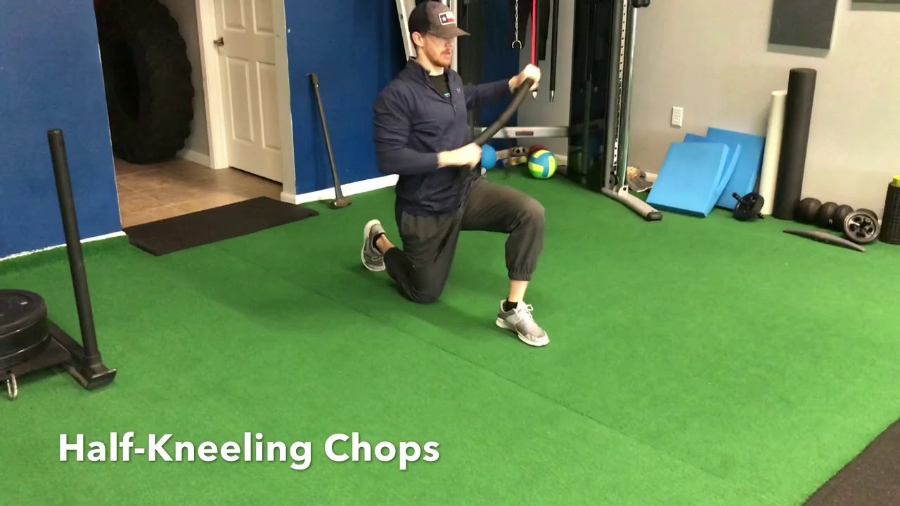 Half-Kneeling Chops - YouTube
