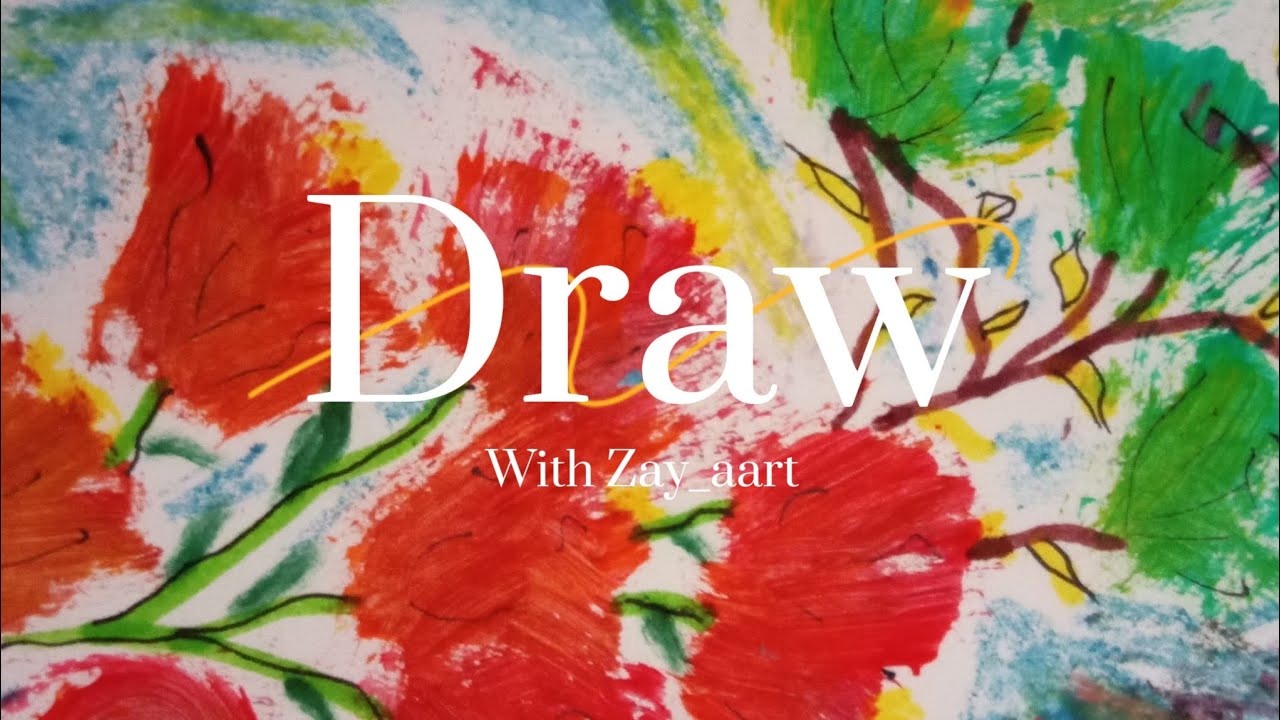 DRAW WITH Zay_aart | Painting 🌌🥀 - YouTube