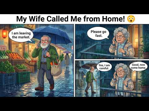 My Wife Called Me from Home! 😲 English Conversation For Beginners | 👥 Learn Spoken English