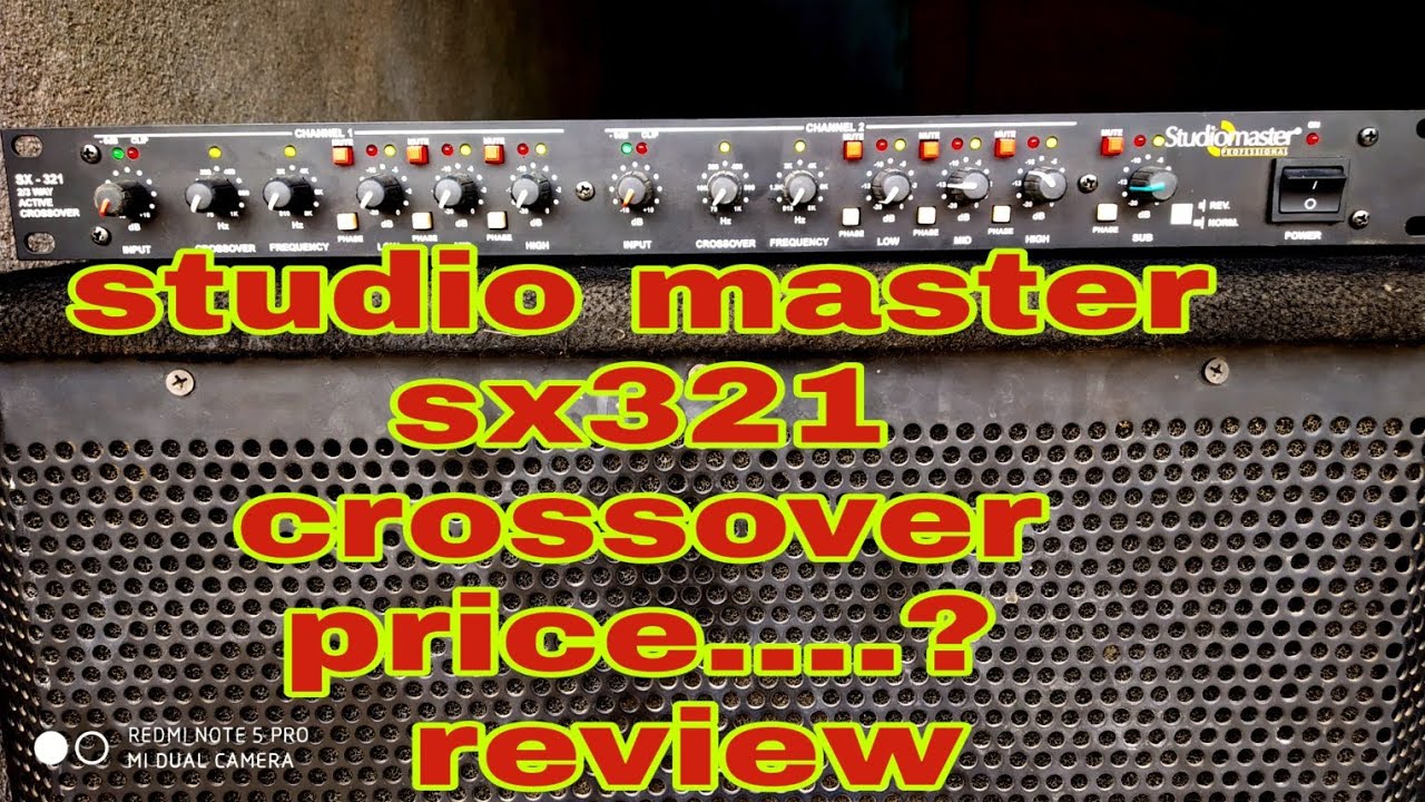 Studio master sx321 crossover price and review | studiomaster 2way 3way ...
