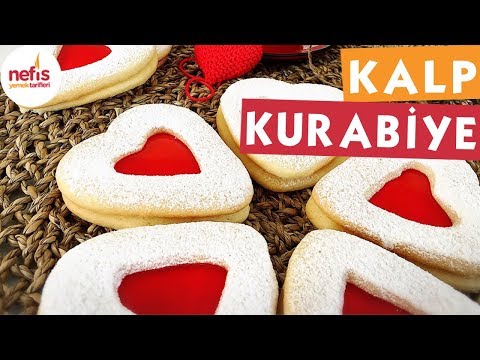 Çilekli Kalp Kurabiye  - Kurabiye Tarifleri - Nefis Yemek Tarifleri