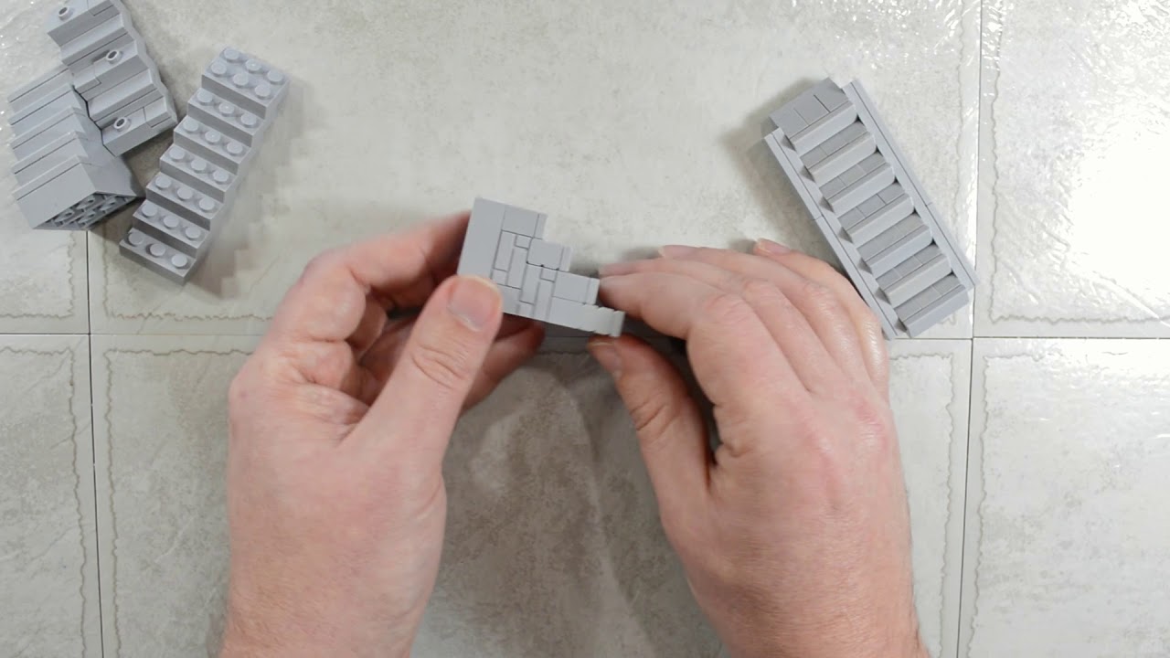 Lego Brick Tip #19: Simple Brick Stair Designs - Basic - YouTube
