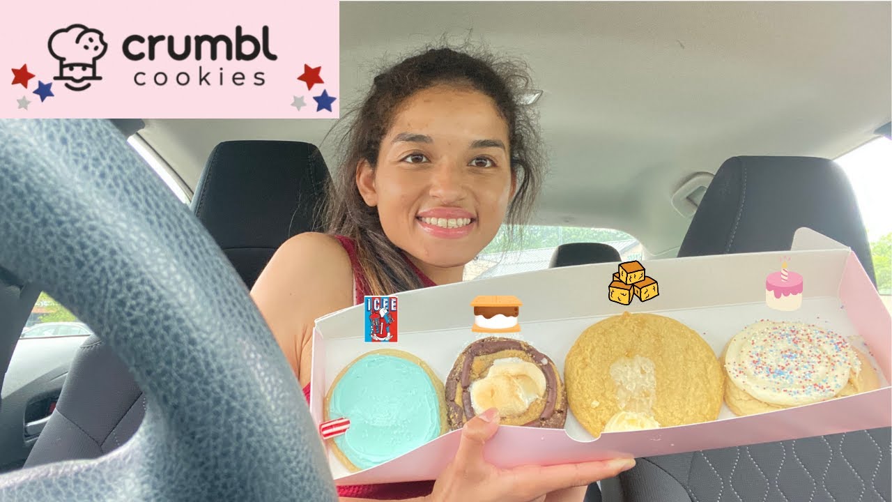 This Weeks Crumbl Cookies | Birthday Cake, S'mores Brownie, Blue ...