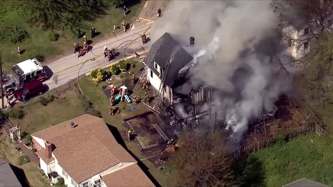Firefighters encounter flames, heavy smoke from house fire in Lansdowne ...