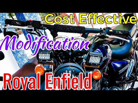 Cost effective modifications for Royal Enfield Thunderbird - YouTube