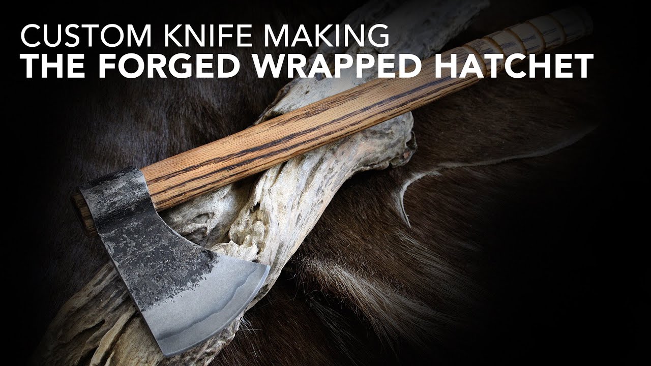 Making a Forged Wrapped Hatchet - YouTube
