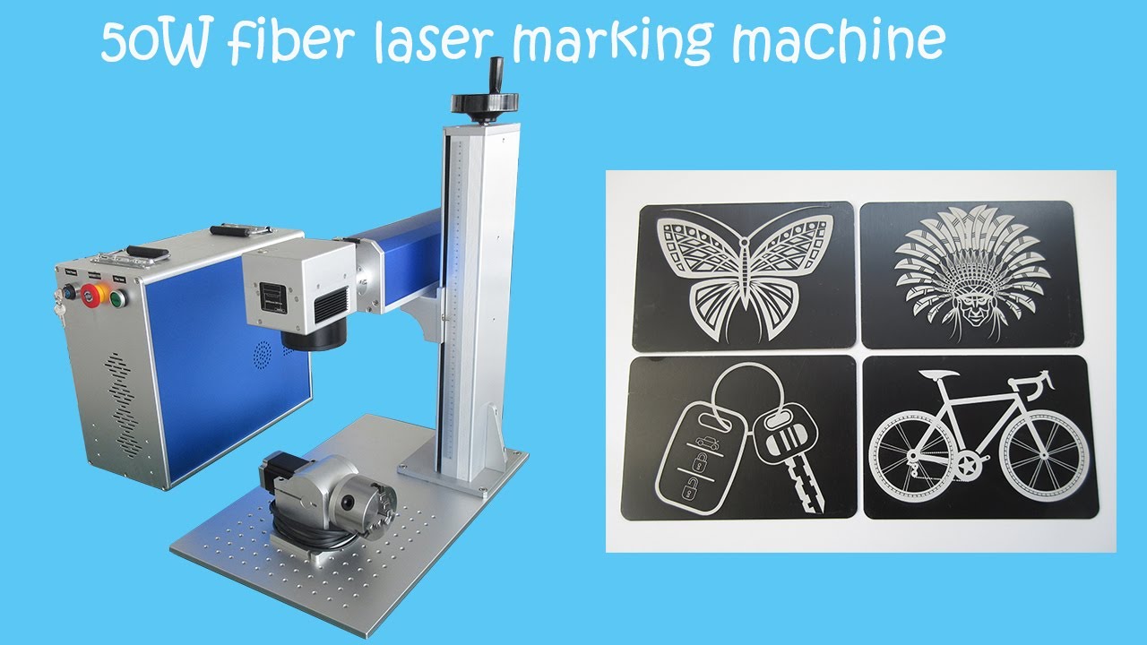 What can a 50w fiber laser engraving machine do? - YouTube