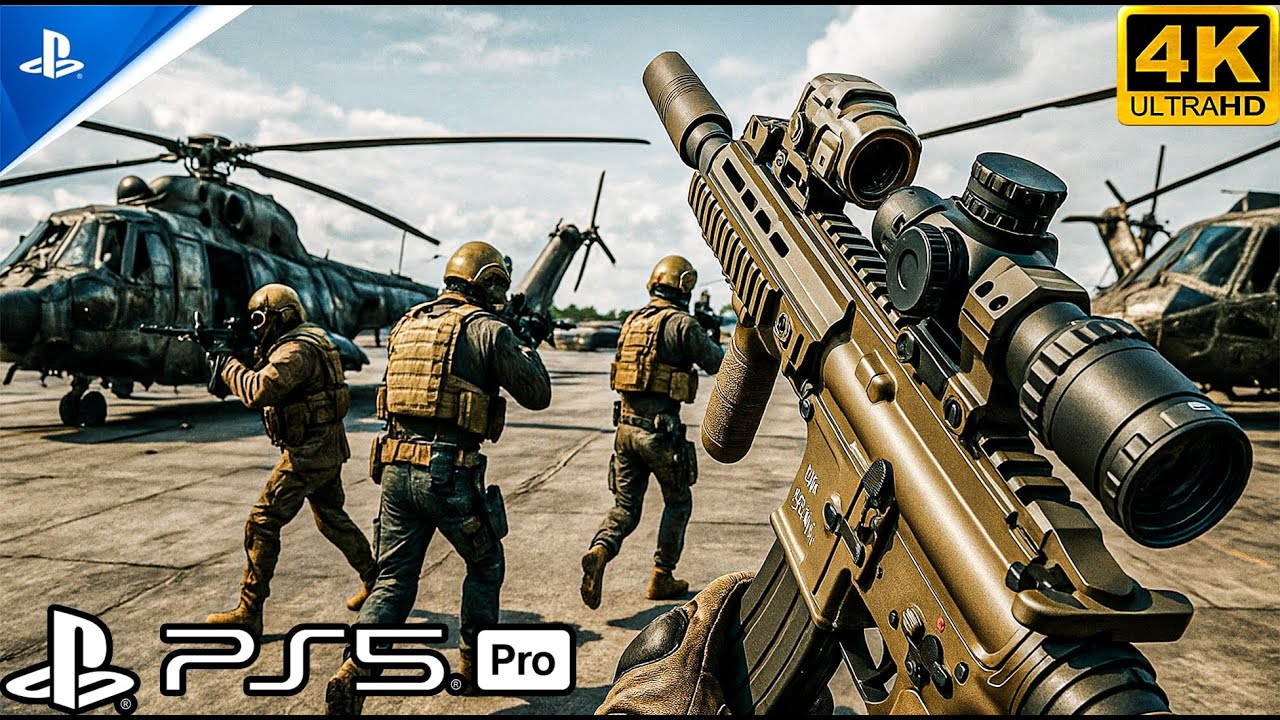 DESTROYING RUSSIAN AIRBASE (PS5) Realistic ULTRA Graphics Gameplay [4K ...