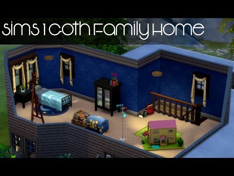 Sims 4 Speed Build: Sims 1 Goth Family Home - YouTube
