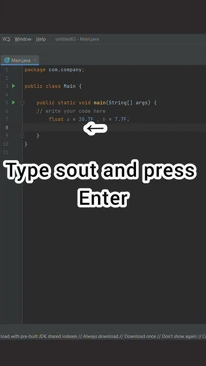 Use of Float Arithmetic Operation in JAVA | JAVA SHORTS | CODING SHORTS - YouTube