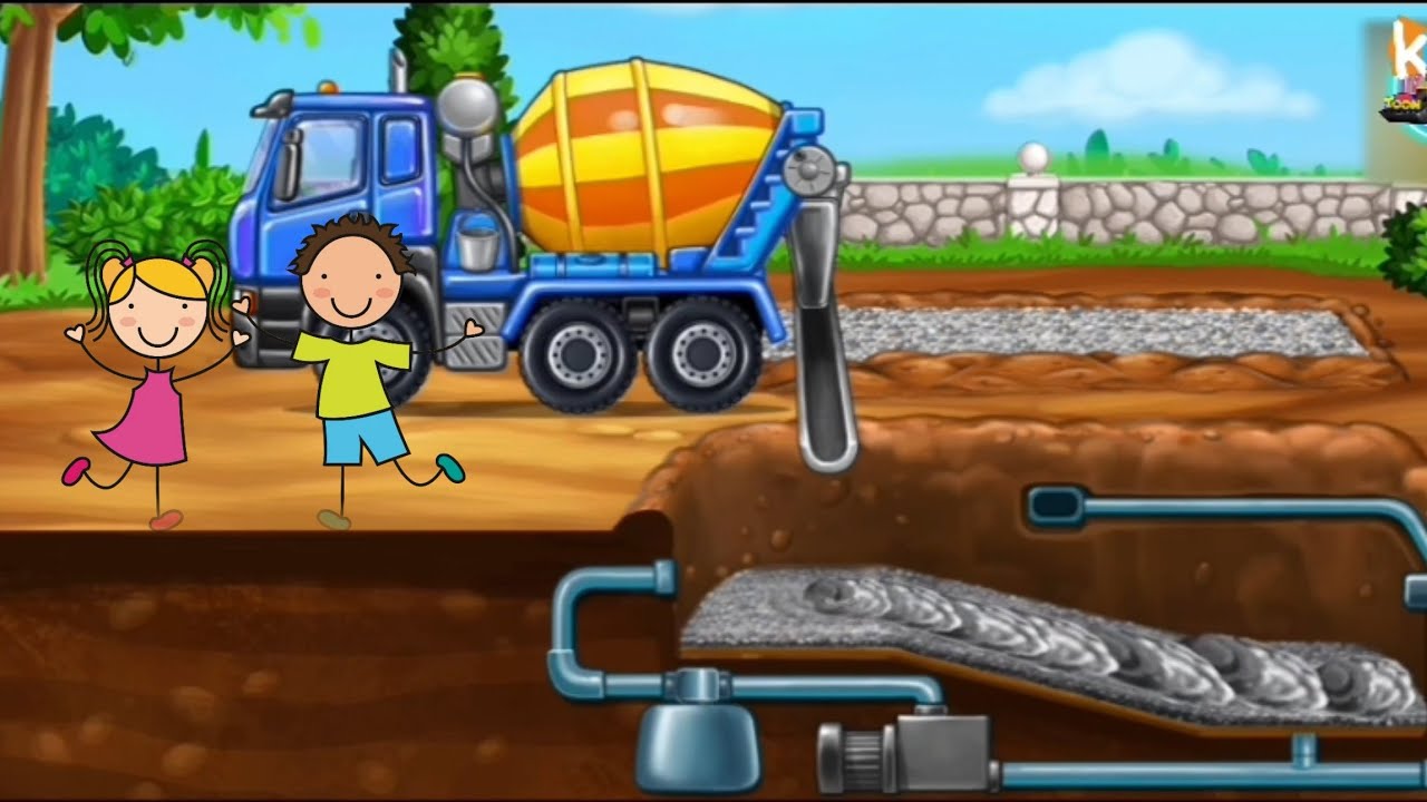 Bachchon ka Cartoon video build a house work children👶👧👦 entertainment ...