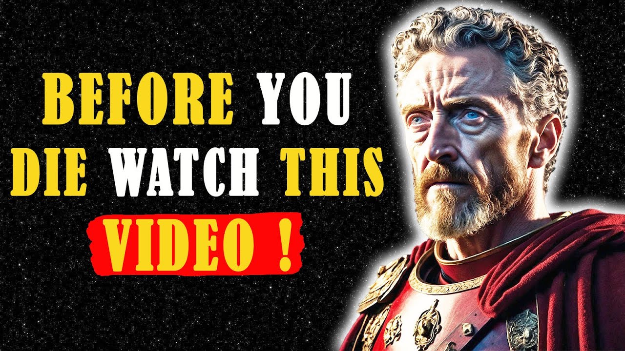 Before You Go,Watch This Video! 7 STOIC LESSONS YOU NEED TO LEARN ...