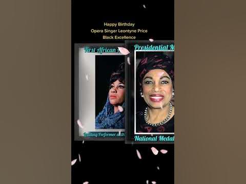 Happy Birthday Opera Singer Leontyne Price #shorts #music #icon #opera ...