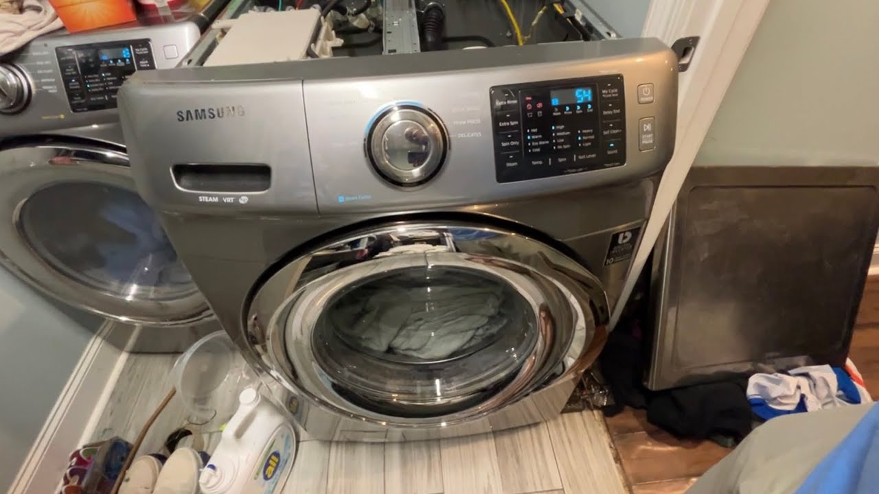 FIXED-Samsung Steam VRT washing machine leaking water from underneath ...
