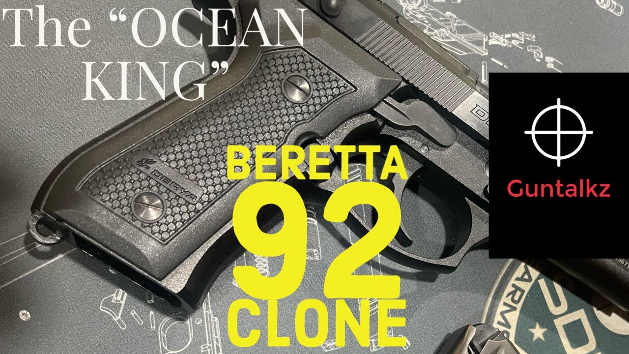 Derya Arms Melik (Beretta 92 Clone) - YouTube