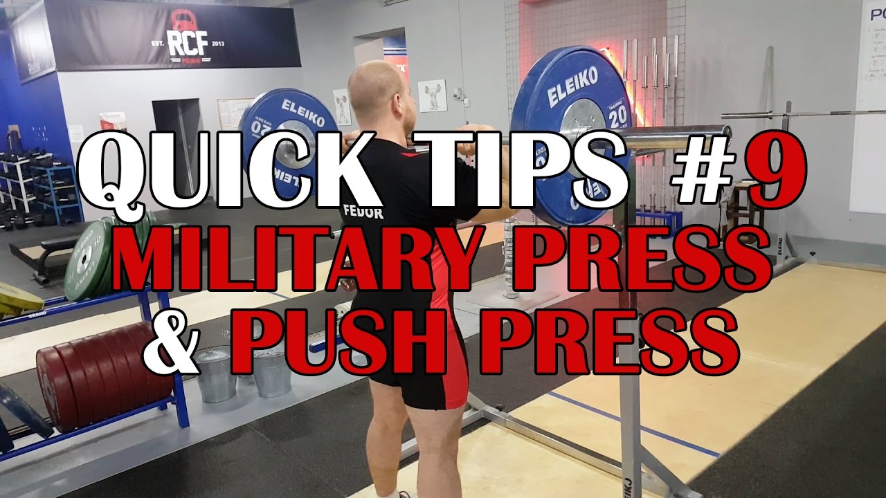 [Barbell Brothers] Quick Tip #9 | Military press & push press ...