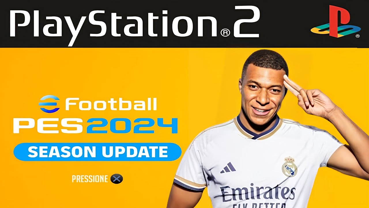 PES 2024 PS2 ISO EFOOTBALL ATUALIZADO DOWNLOAD GRÁTIS - YouTube