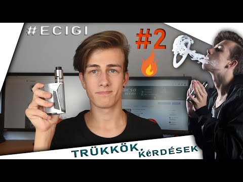 E-CIGI TRÜKKÖK 💨 KÉRDÉSEK⁉️ #2 SZÍNES GŐZ (VAPE TRICKS)