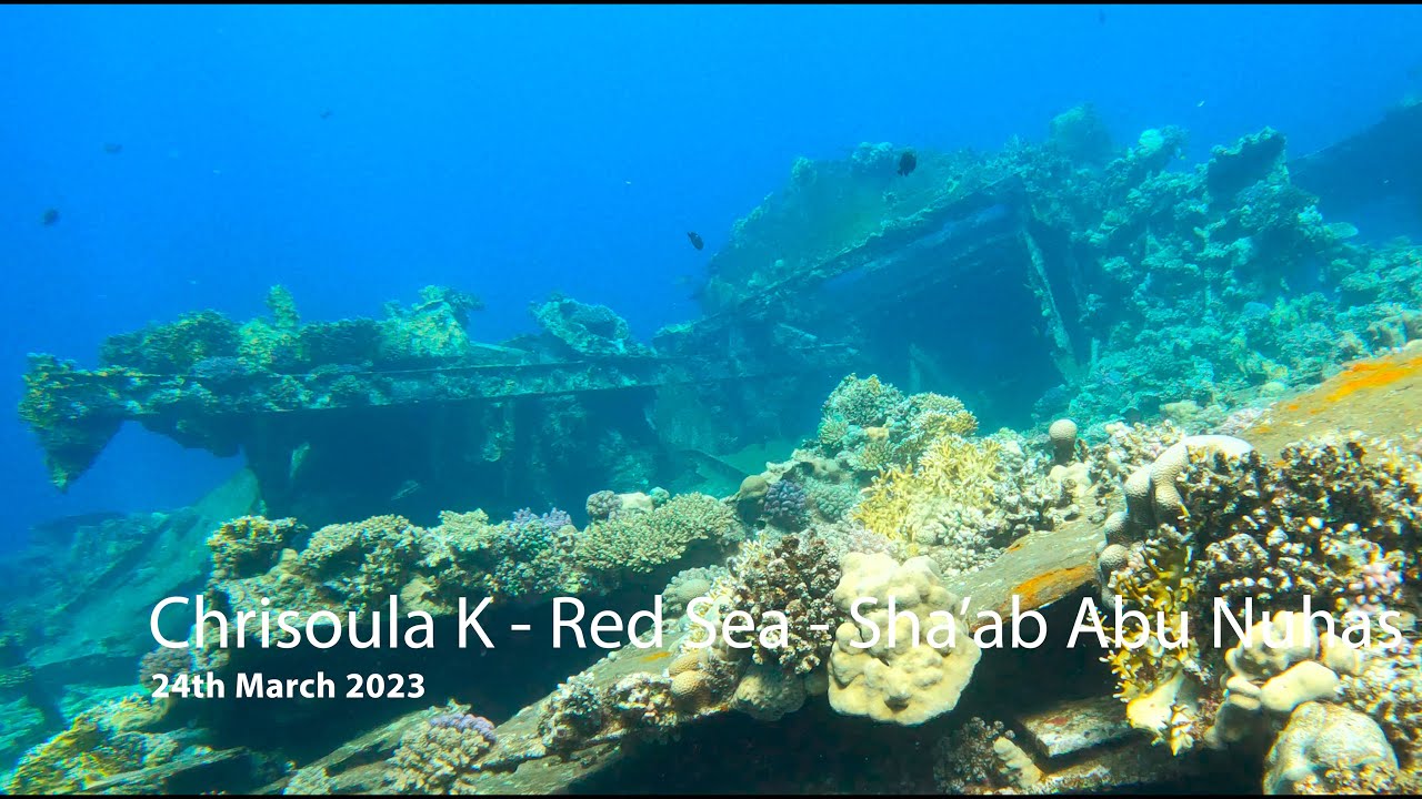 Chrisoula K Wreck - Red Sea Diving - Sha'ab Abu Nuhas - Egypt - YouTube