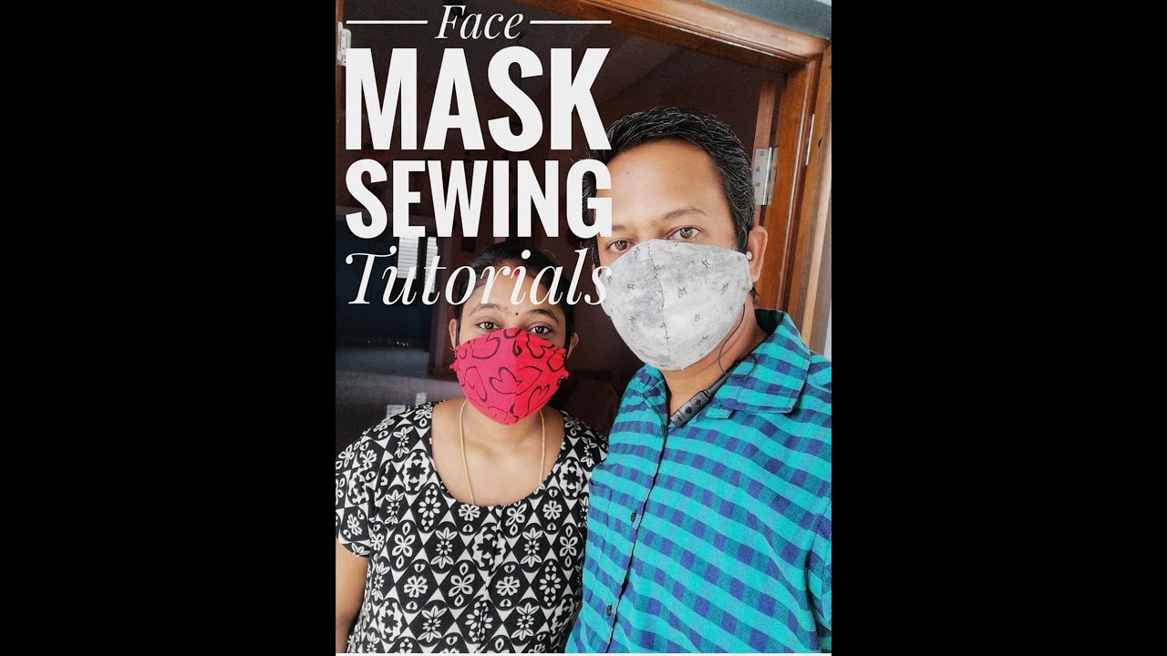HOW TO MAKE A FACE MASK WITHOUT SEWING MACHINE | Easy Sew Mask | Home ...