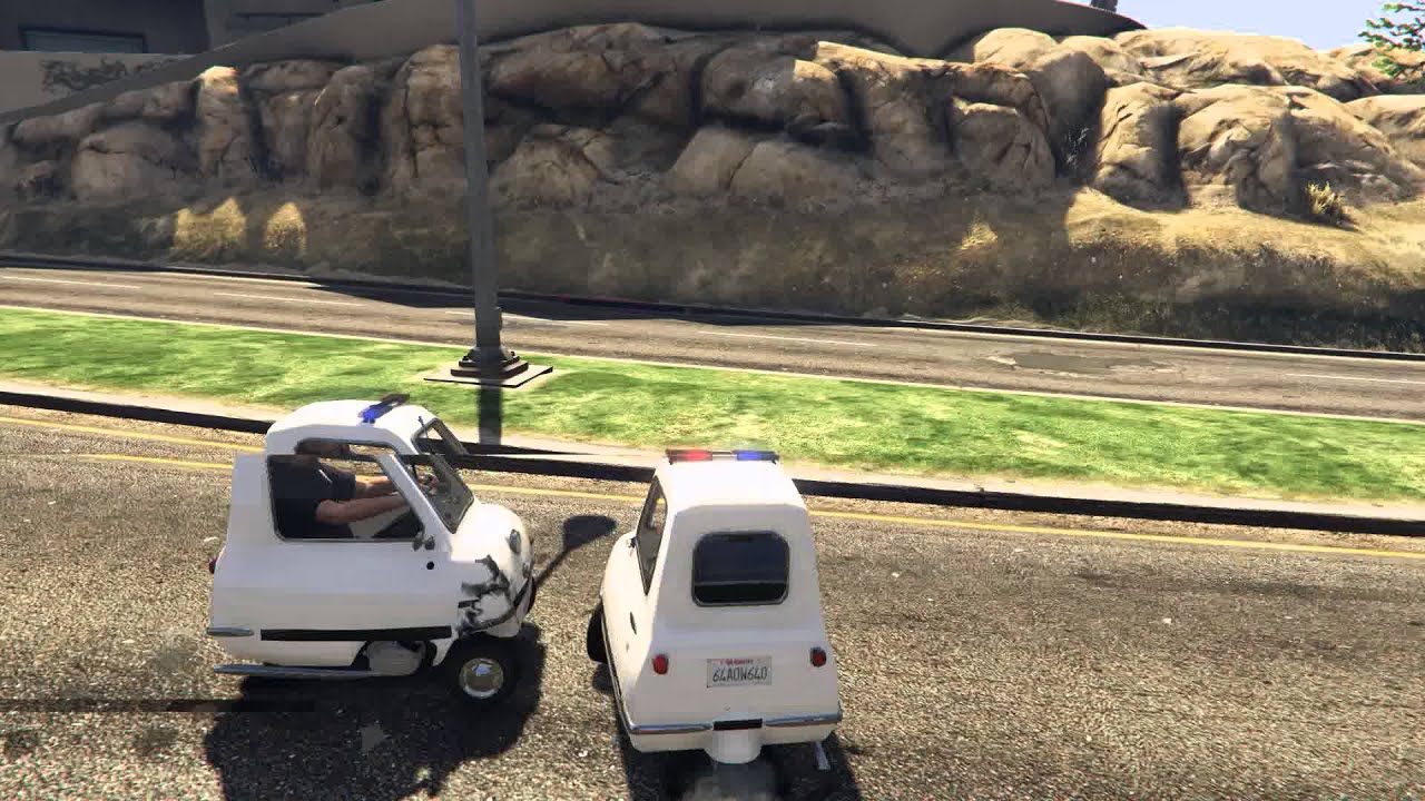 GTA 5 PC MODS - POLICE PEEL P50 - YouTube