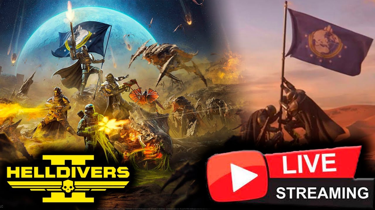 🔴HELLDIVERS 2🔴Disparos, Aliens, Robots, Loot🔴⚡Redes ⚡Setup ⚡Discord ⚡ ...