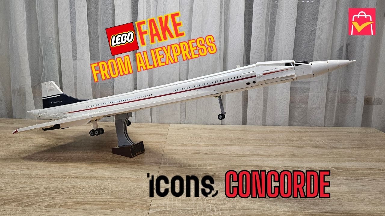 Concorde - Fake Lego Icons 10318 from AliExpress - YouTube
