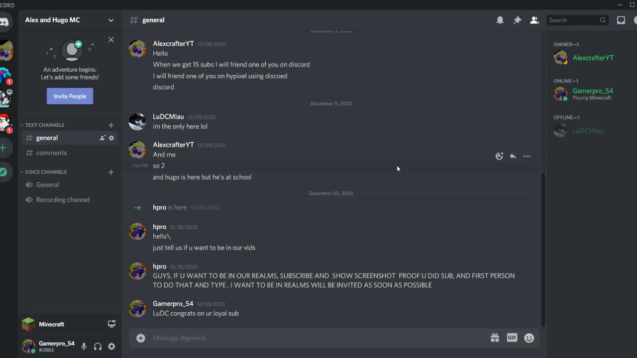 DISCORD LINK VIDEO - YouTube