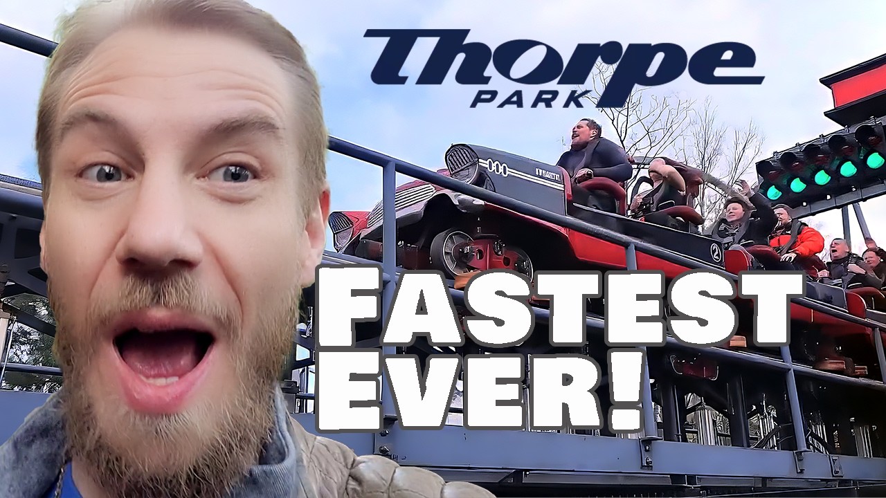 Can I Ride All Thorpe Parks Coasters In 45 Minutes? - YouTube