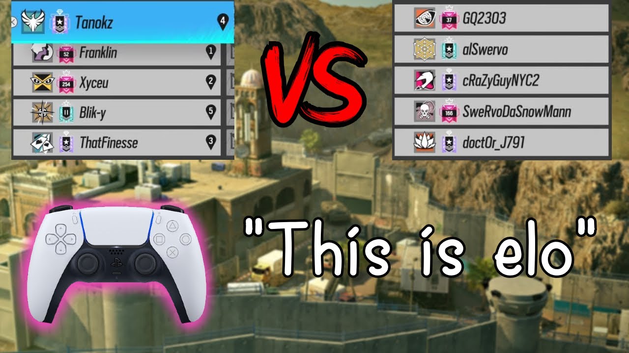 Champion Full Ranked Game PS5 - Rainbow Six Siege Console Gameplay ...