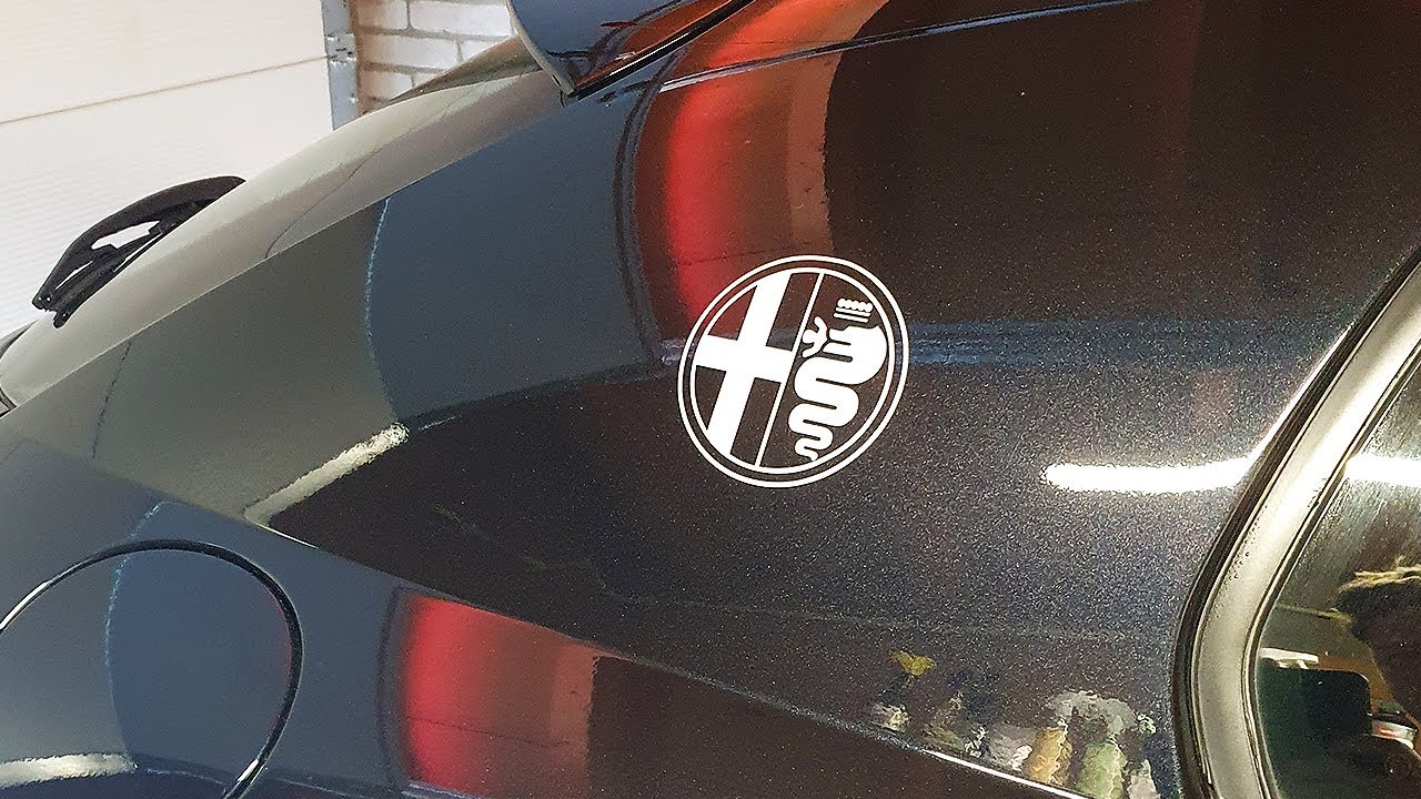 ALFA ROMEO LOGO DECALS - Cheap and easy DIY customisation - YouTube