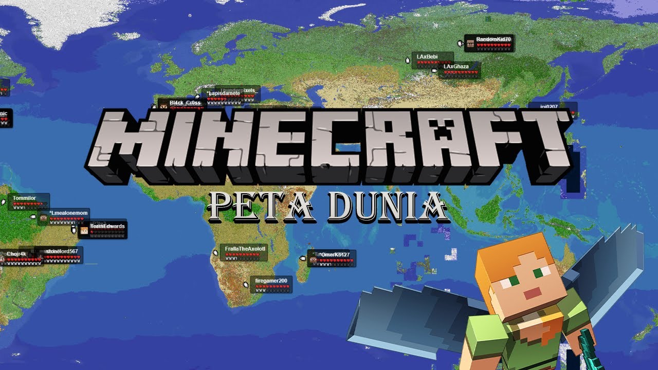 (🔴LIVE ) MINECRAFT PETA DUNIA #minecraft - YouTube