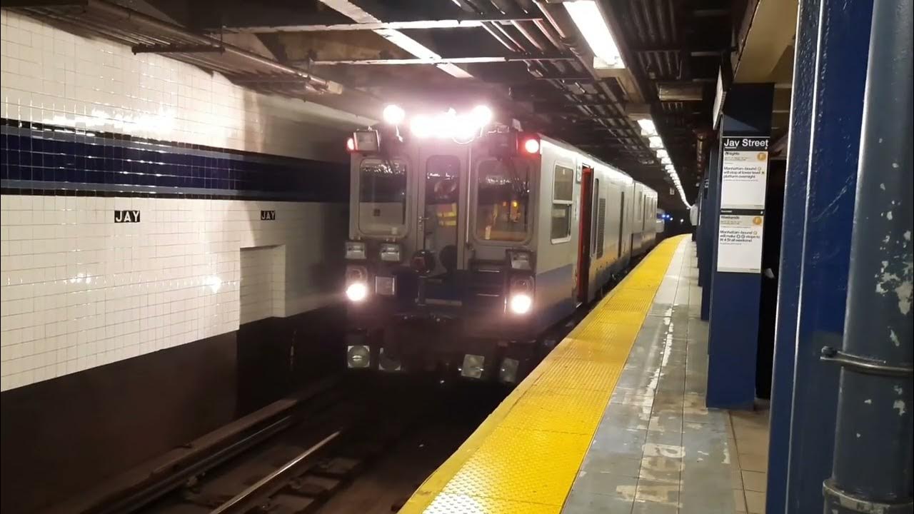 MTA Track Geometry Car #4 (TGC4) @ Jay Street MetroTech & Atlantic Avenue Barclay's Center ...