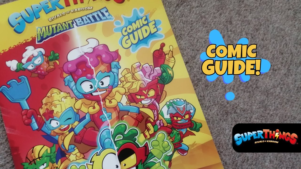 ⚠️ SuperThings Mutant Battle COMIC GUIDE!! 🔥 New Comic, New Characters ...