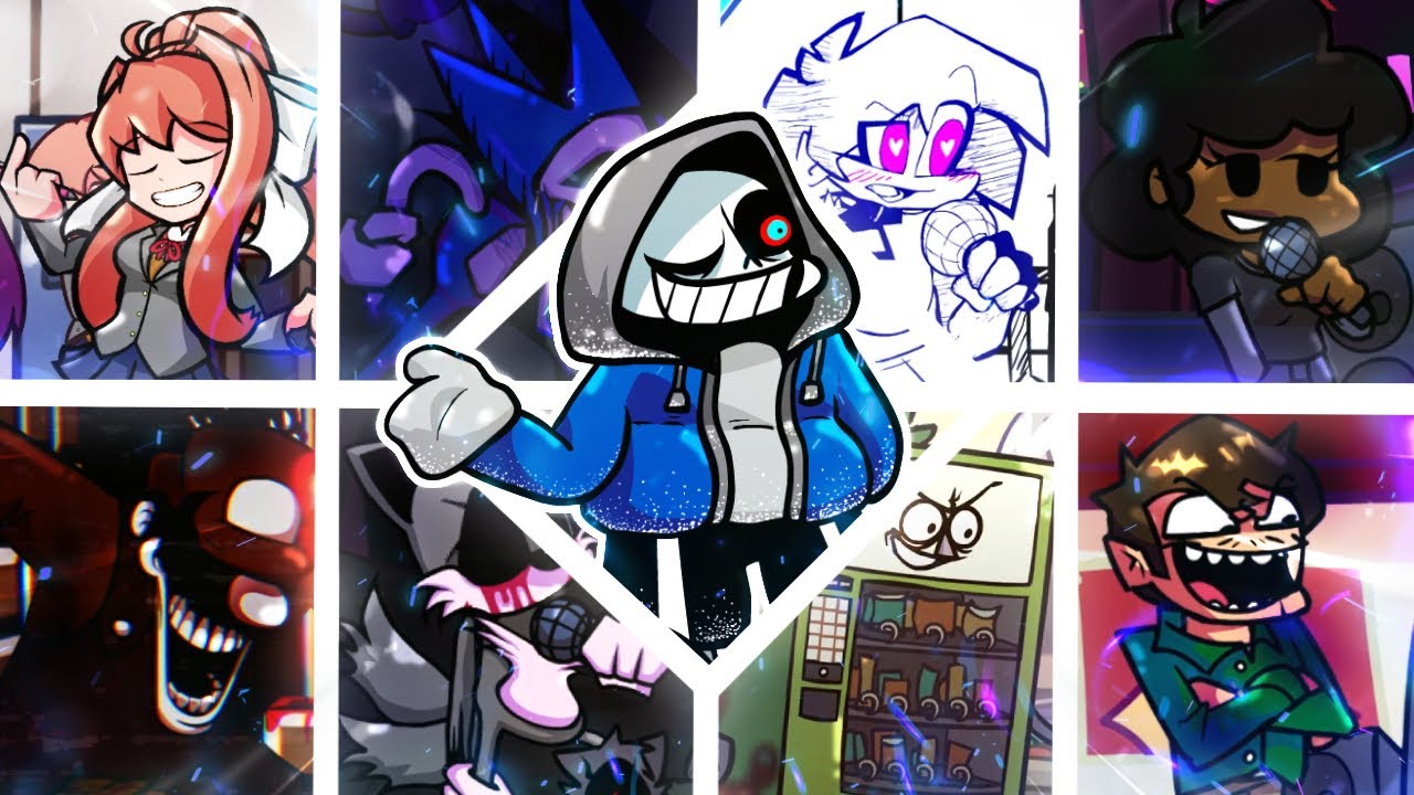 FNF - D.I.E. But Every turn a different character sings (FNF D.I.E ...