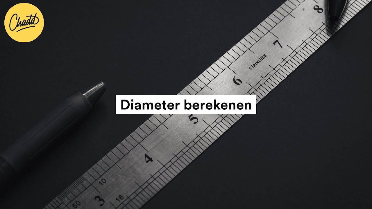 Diameter berekenen - Mr. Chadd Academy - YouTube