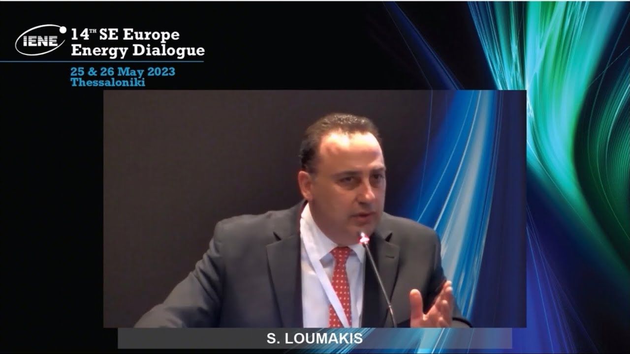 Dr. Stelios Loumakis at IENE 14th SE Europe Energy Dialogue - YouTube