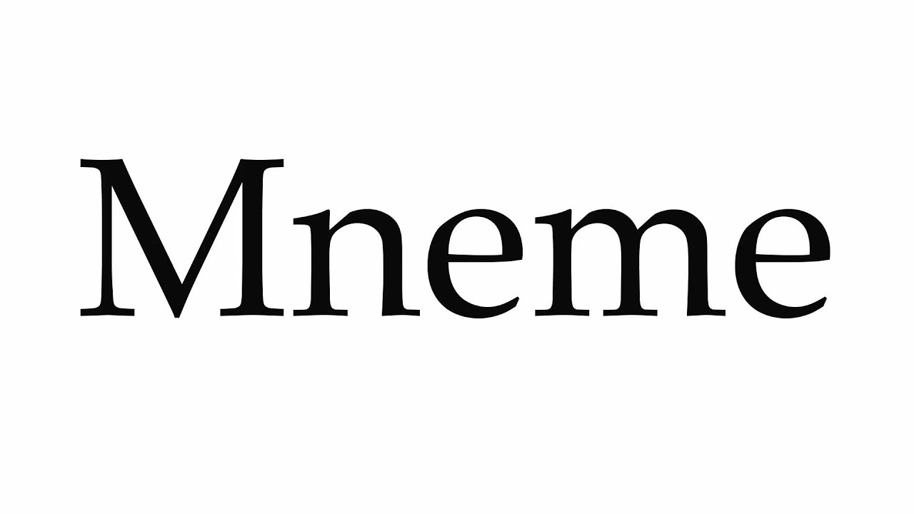 How to Pronounce Mneme - YouTube